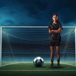 Soccer Goals Digital Backdrop Set, Photoshop Background, Digital ...