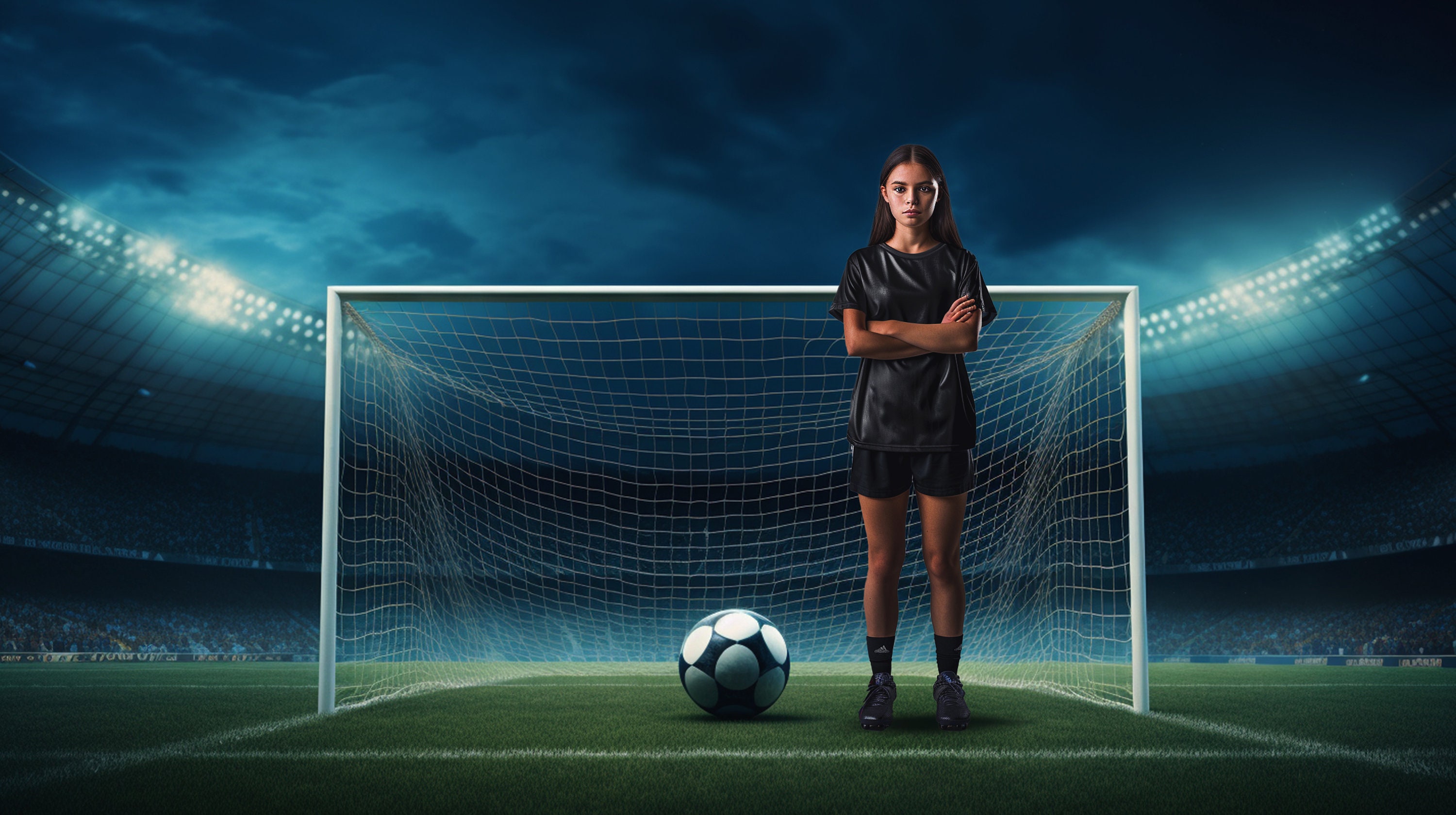 Soccer Goals Digital Backdrop Set, Photoshop Background, Digital ...