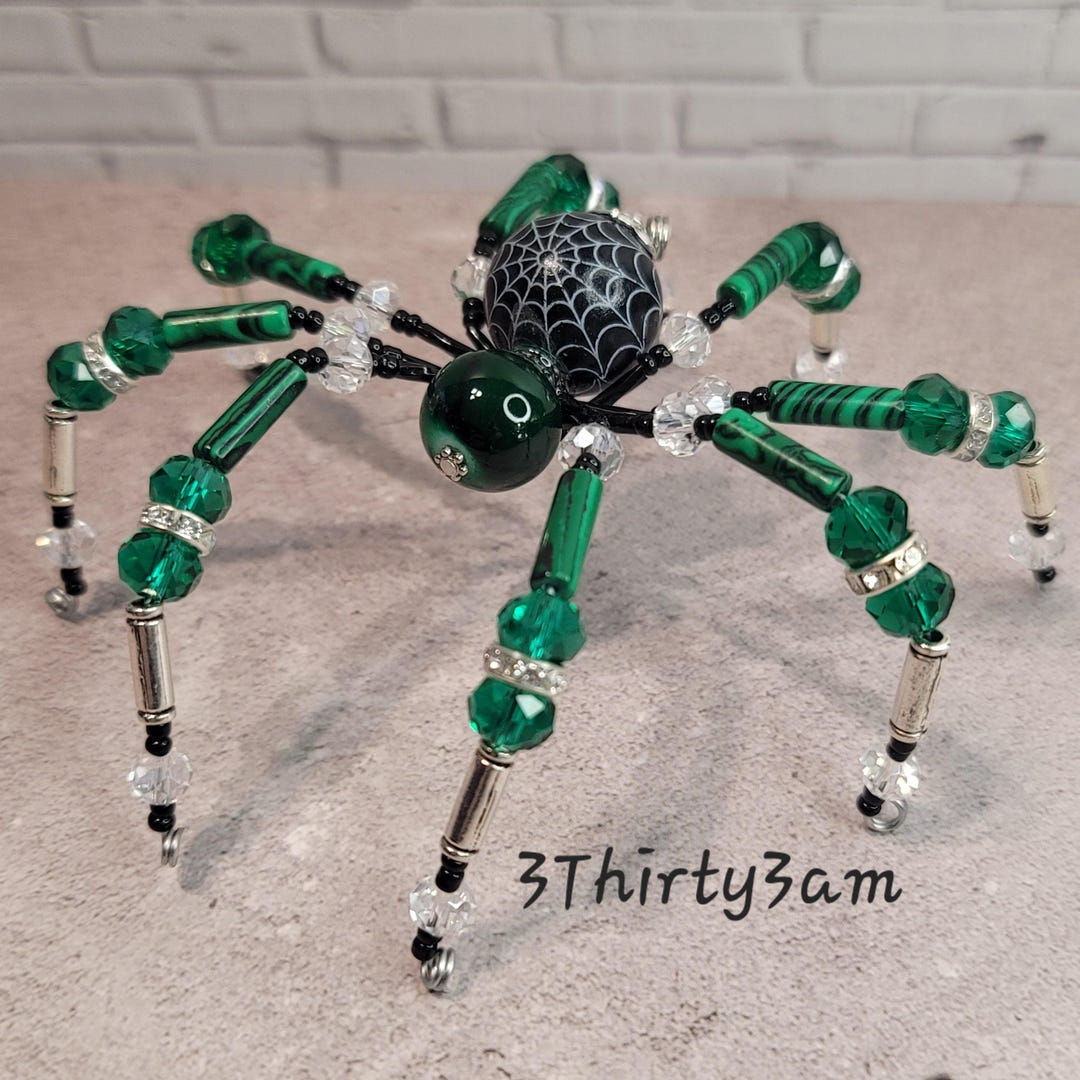Jade the Beaded Spider - Etsy