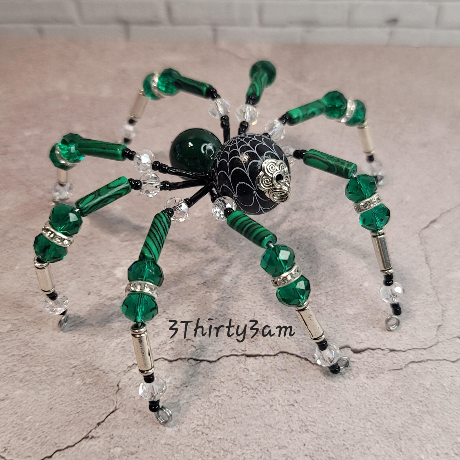 Jade the Beaded Spider - Etsy