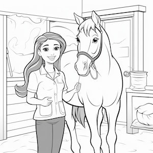 8 Vet Themed Colouring Pages for Kids - Etsy