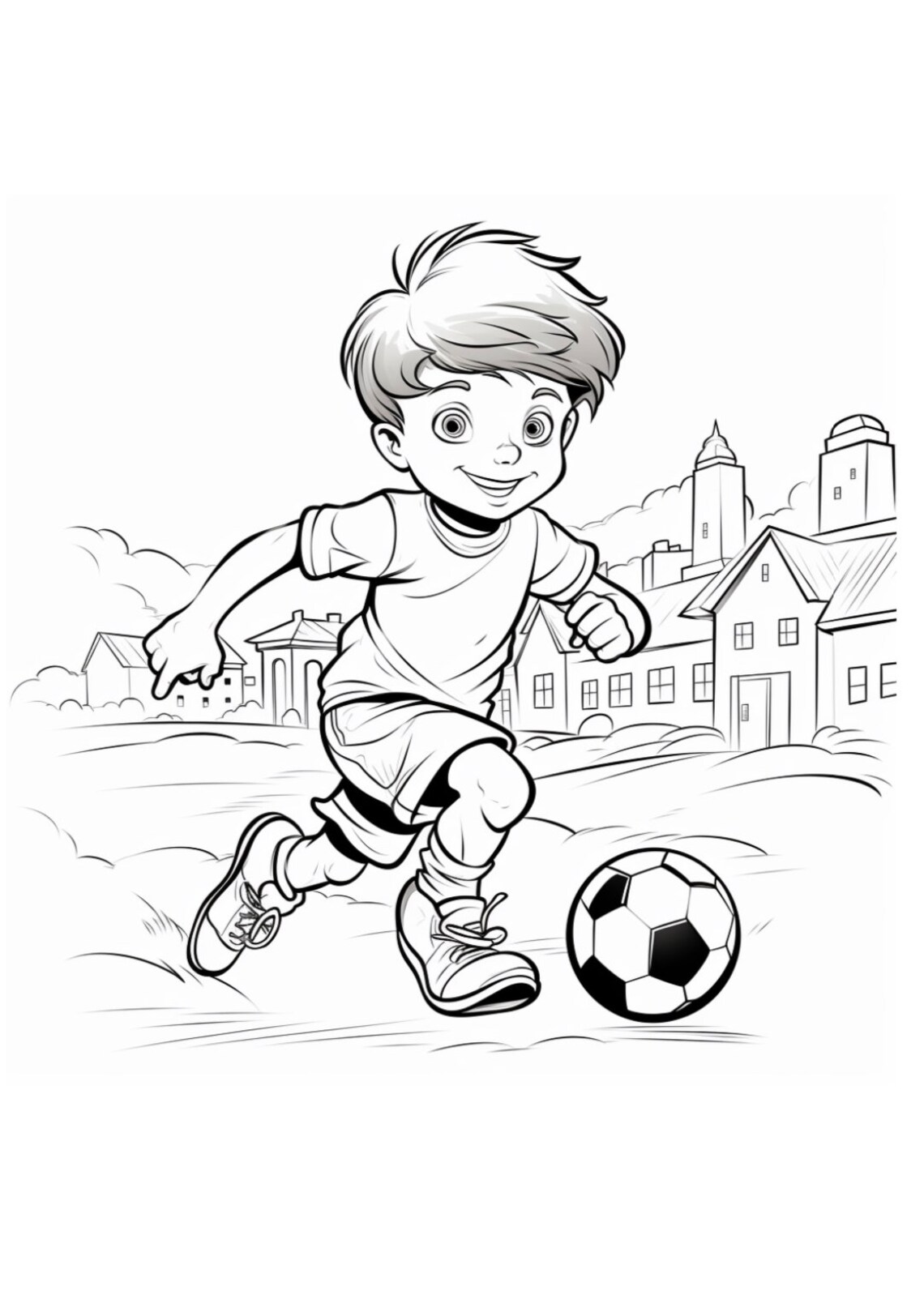 12 Football / Soccer Themed Colouring Pages for Kids - Etsy