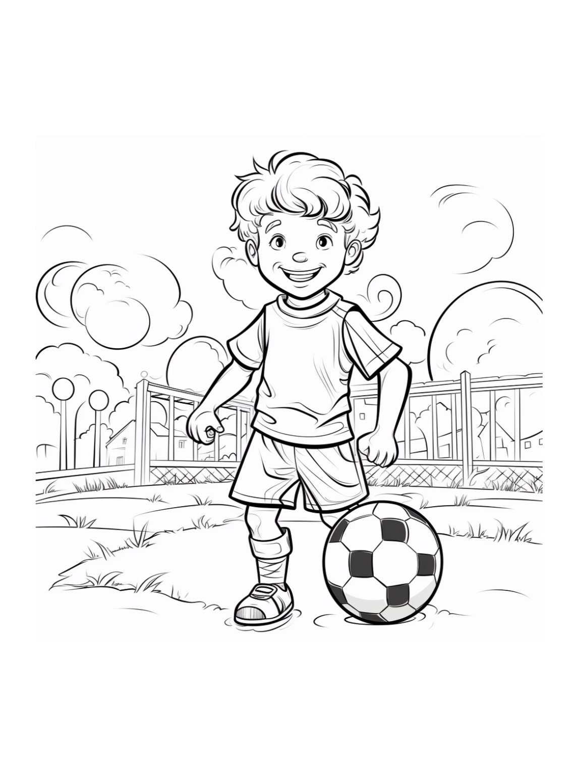 12 Football / Soccer Themed Colouring Pages for Kids - Etsy