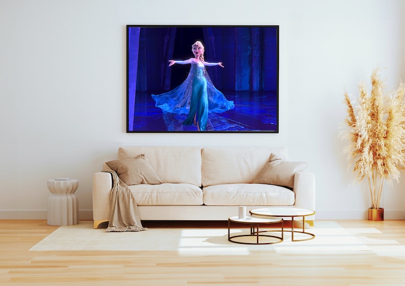 Elsa Singing let It Go. Decorate Your Little Ones' Room With Our ...