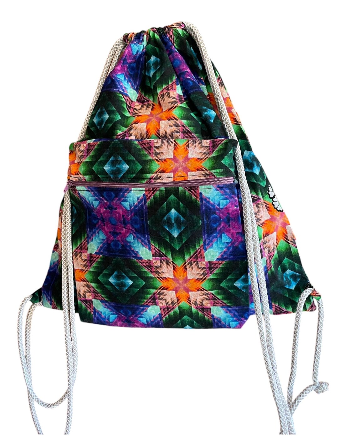 Draw String Back Pack Draw String Gym Bag Zipper Draw String Valentine ...