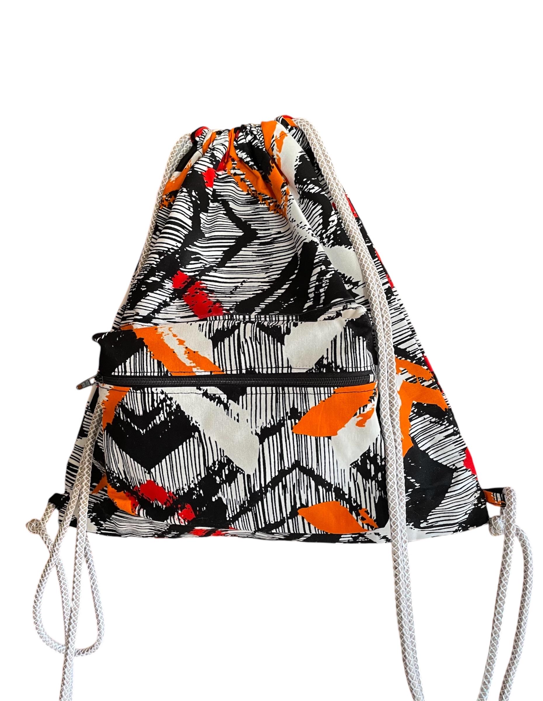 Draw String Back Pack Draw String Gym Bag Zipper Draw String Valentine ...