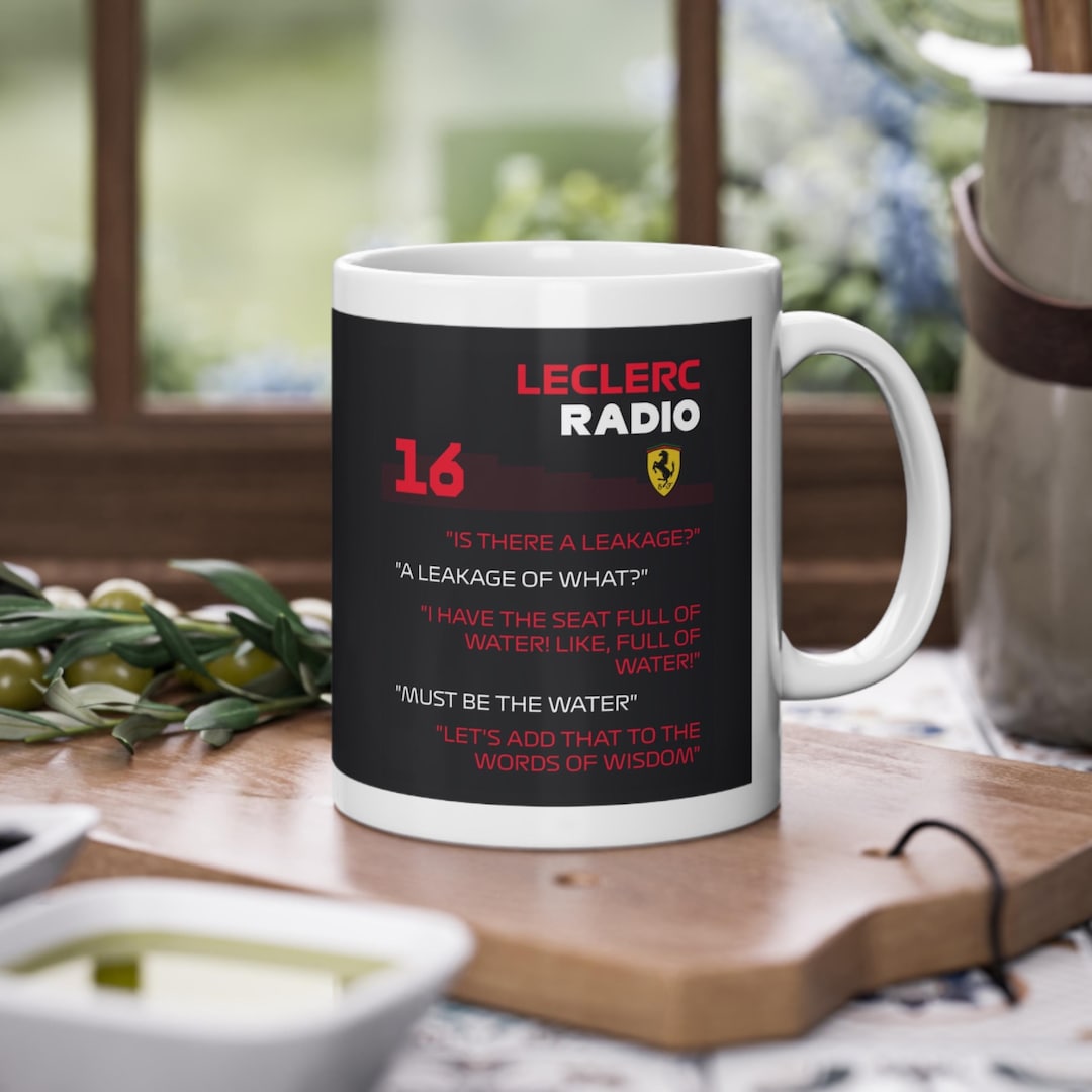 Charles Leclerc Water Leakage Words of Wisdom Cup, Formula 2025 Season ...