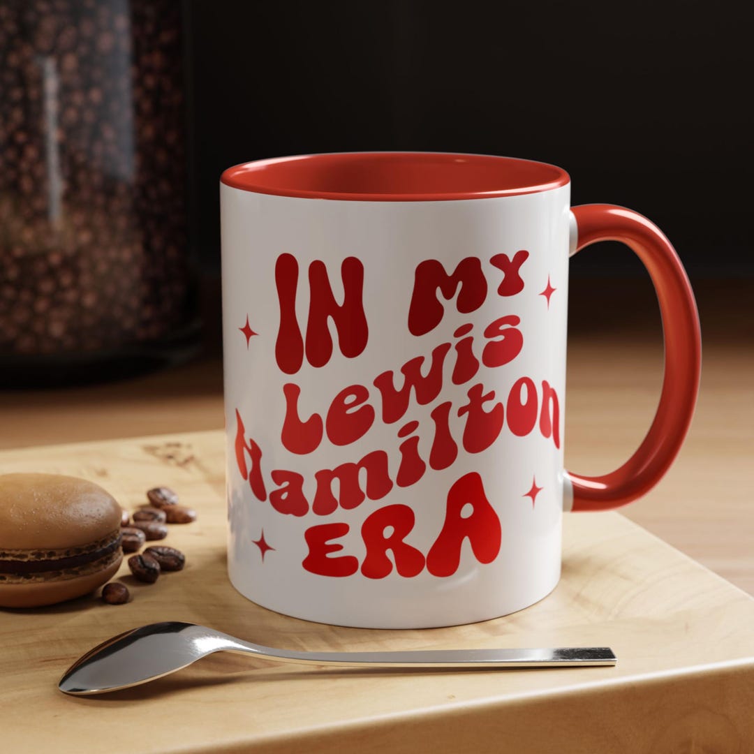 In My Lewis Hamilton Era Formula 1 One Taylor Swift Mug, Ferrari Fan ...