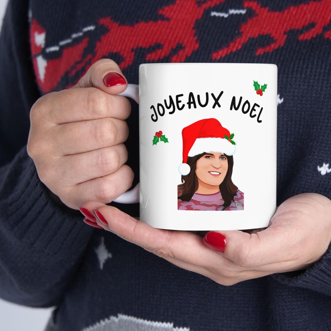 Noel Fielding Christmas Mug, GBBO TV Show Ceramic Cup, Joyeaux Noel ...