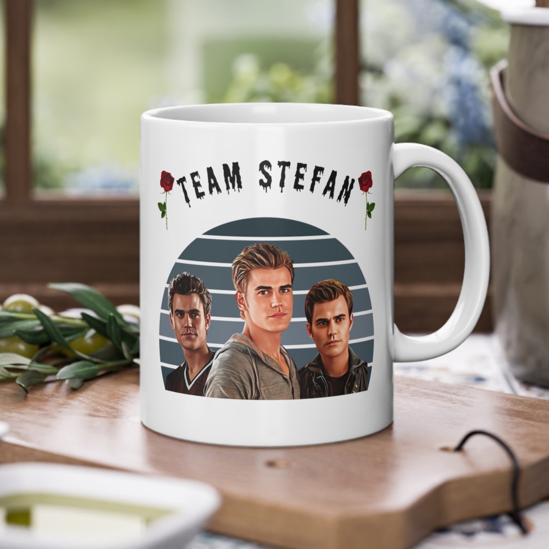The Vampire Diaries Team Stefan Mug, Salvatore TV Present, Vampire Gift ...