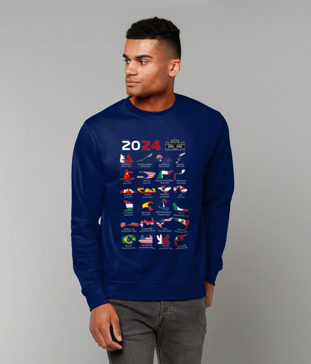 Formula 1 One 2024 Circuits Jumper F1 Race Tracks Country - Etsy