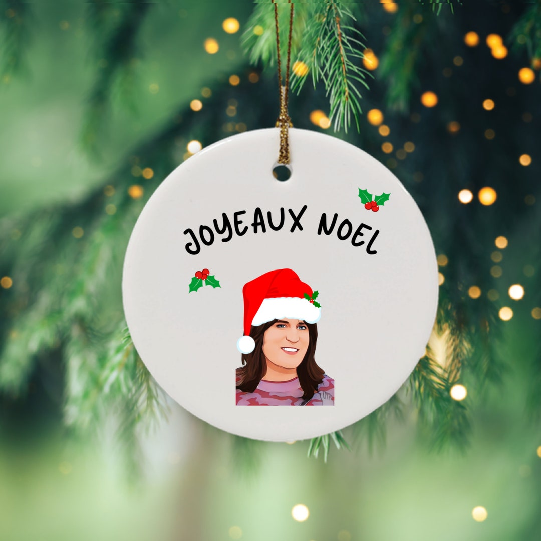 Noel Fielding Christmas Ornament, GBBO TV Show Ceramic Tree Bauble ...