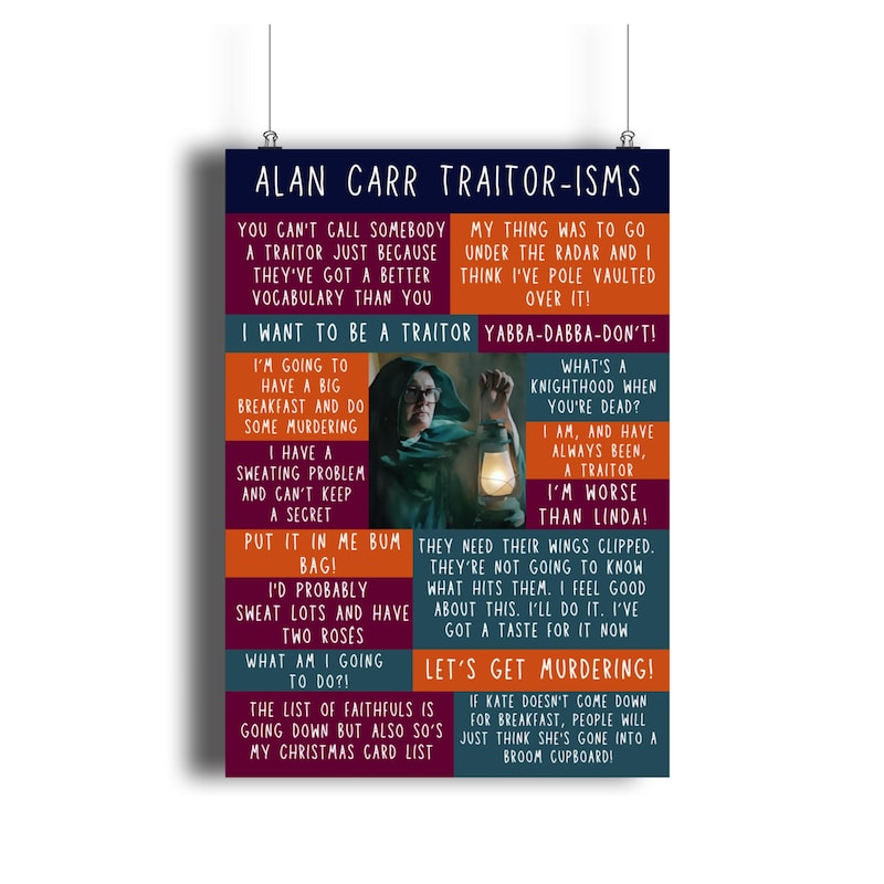 Traitors Wall Art - Etsy UK