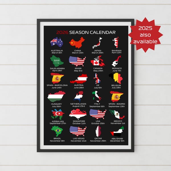 A2 Formula One Prints - Etsy UK