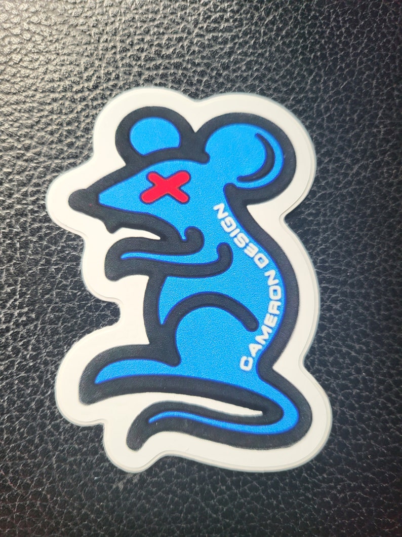 Custom Scotty Cameron 3 Blue Rat Sticker - Etsy