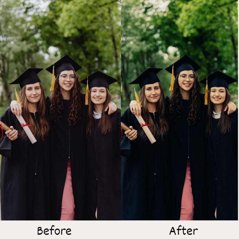 Graduation Lightroom Presets | Mobile and Desktop Filters | Senior ...
