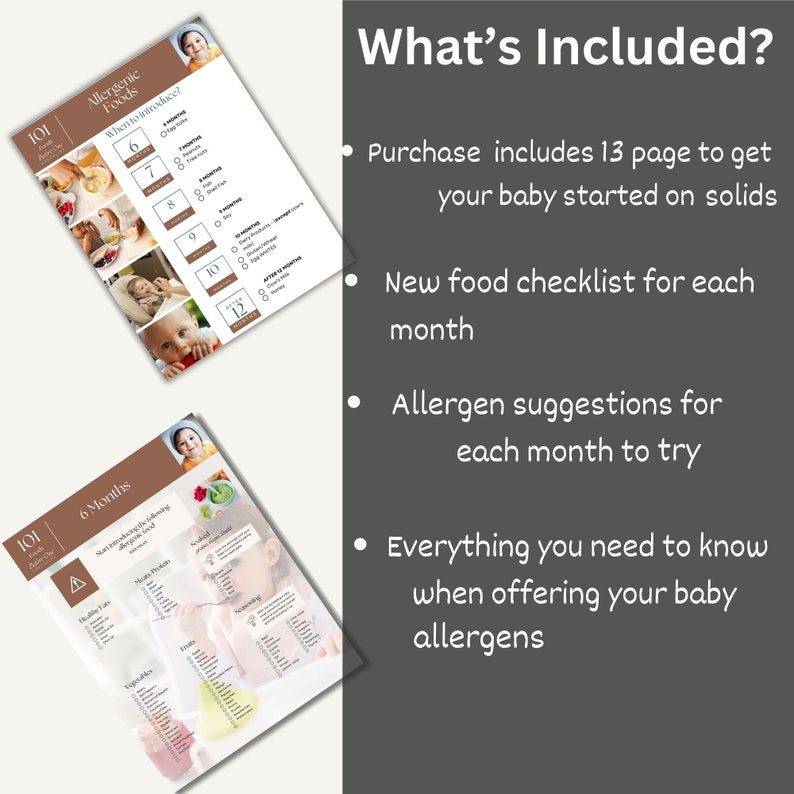 101 Foods Before One Checklist , Baby First Food Guide , Baby Food ...