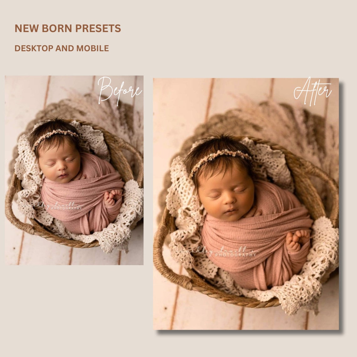Newborn Photography Presets, Lightroom Presets for Babies, Easy-to-use ...