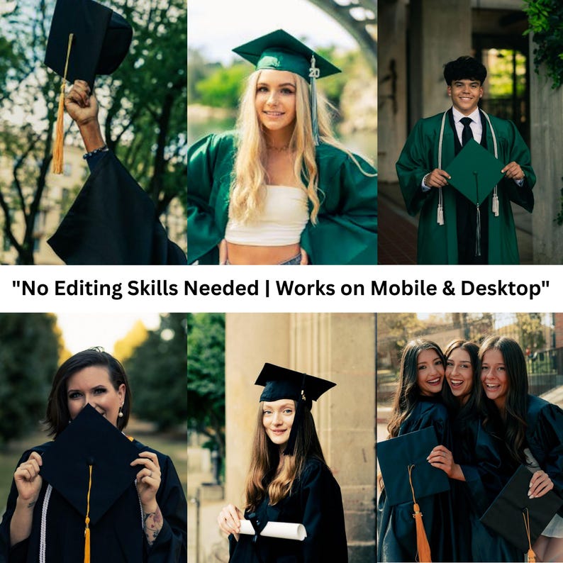 Graduation Lightroom Presets | Mobile and Desktop Filters | Senior ...