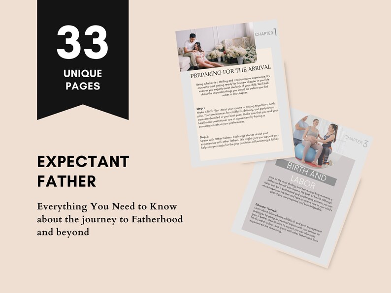 Ultimate First Time Father Guide, Expecting Dad-to- Be Tips, Perfect ...