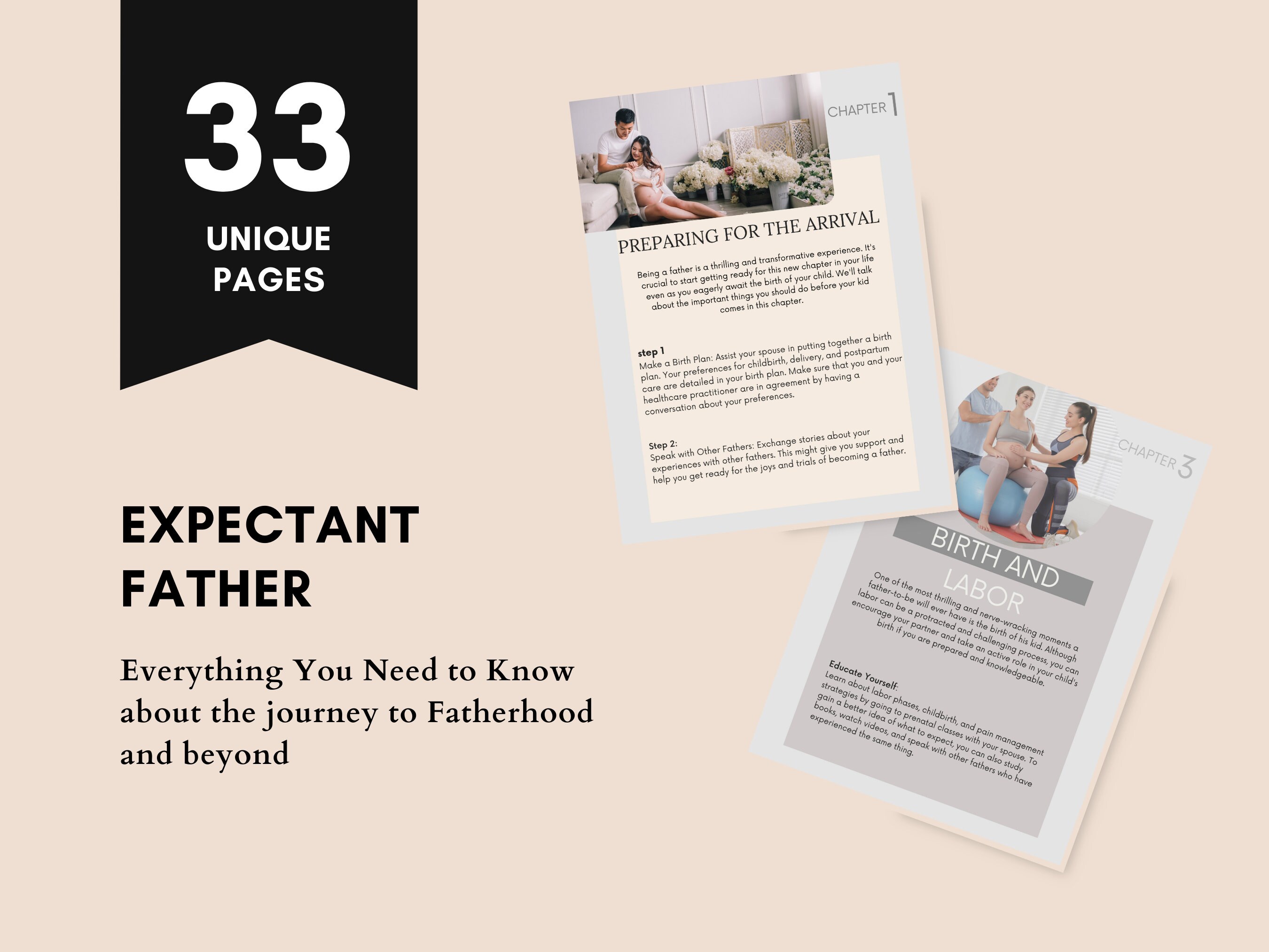 Ultimate First Time Father Guide, Expecting Dad-to- Be Tips, Perfect ...