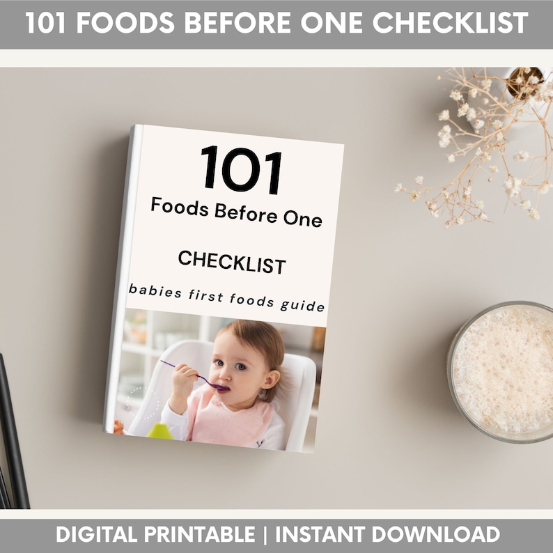 101 Foods Before One Checklist , Baby First Food Guide , Baby Food ...