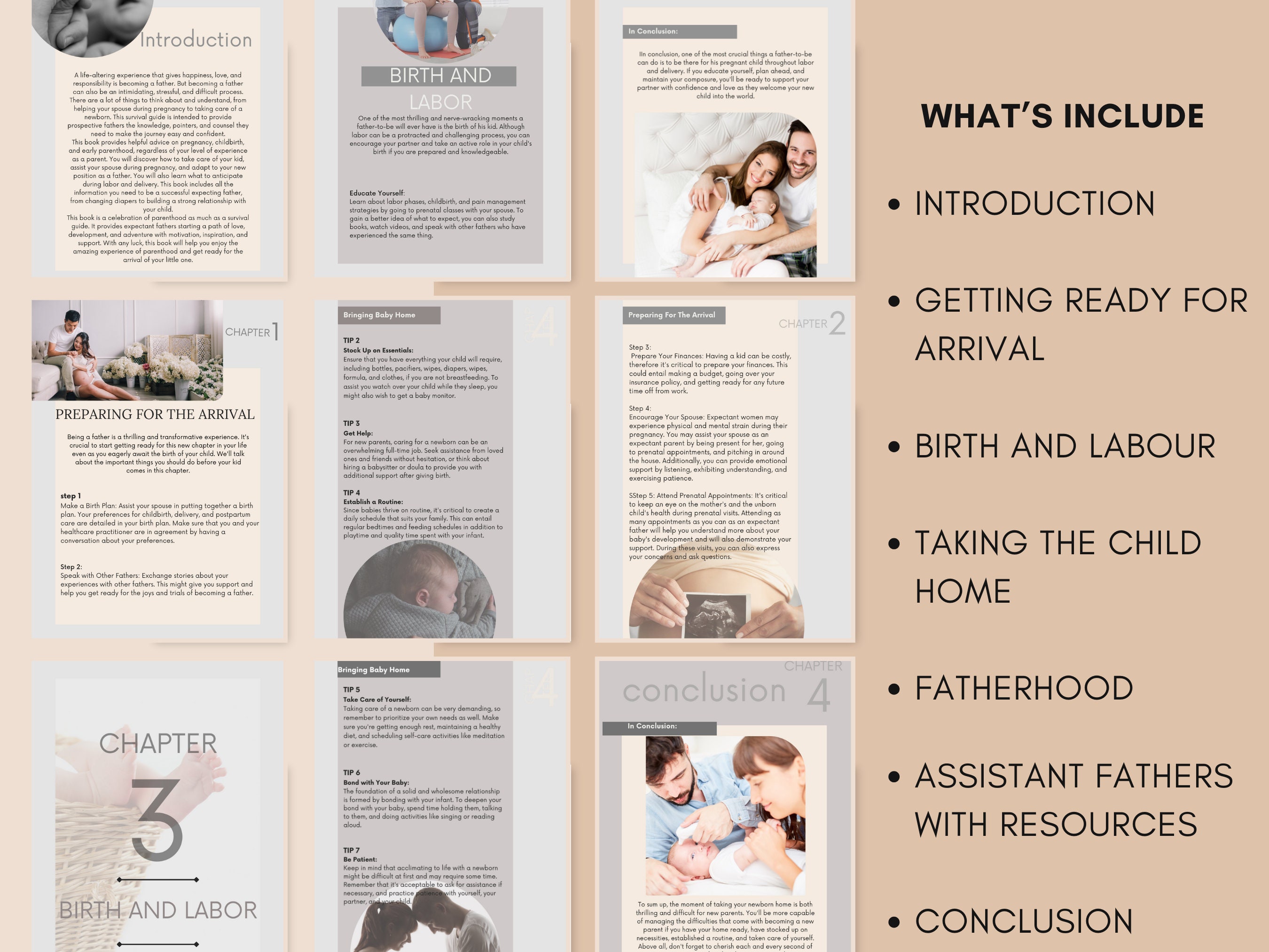 Ultimate First Time Father Guide, Expecting Dad-to- Be Tips, Perfect ...