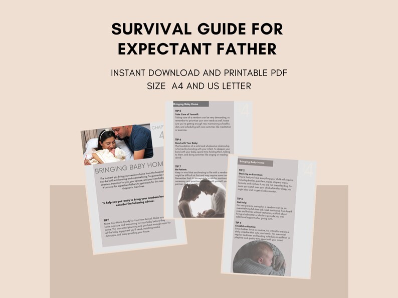 Ultimate First Time Father Guide, Expecting Dad-to- Be Tips, Perfect ...