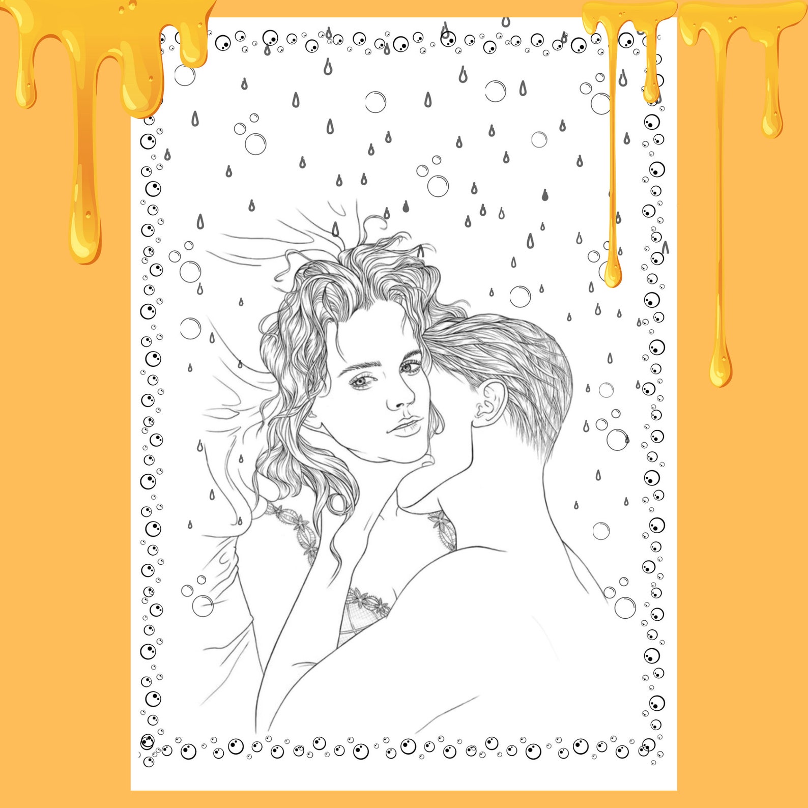 Coloring Pages for Adults Coloring Books for Adults Couples - Etsy