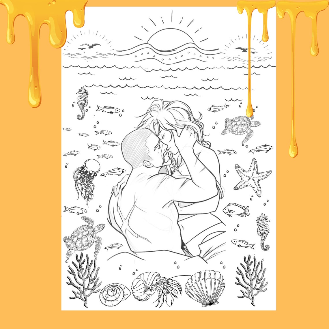 Coloring Pages for Adults Coloring Books for Adults Couples - Etsy