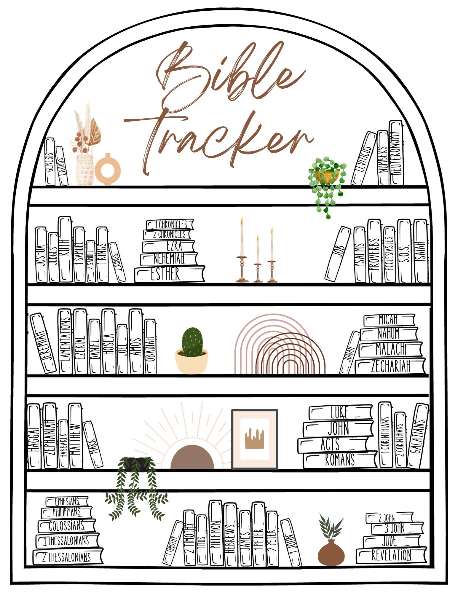 Bible Tracker - Etsy