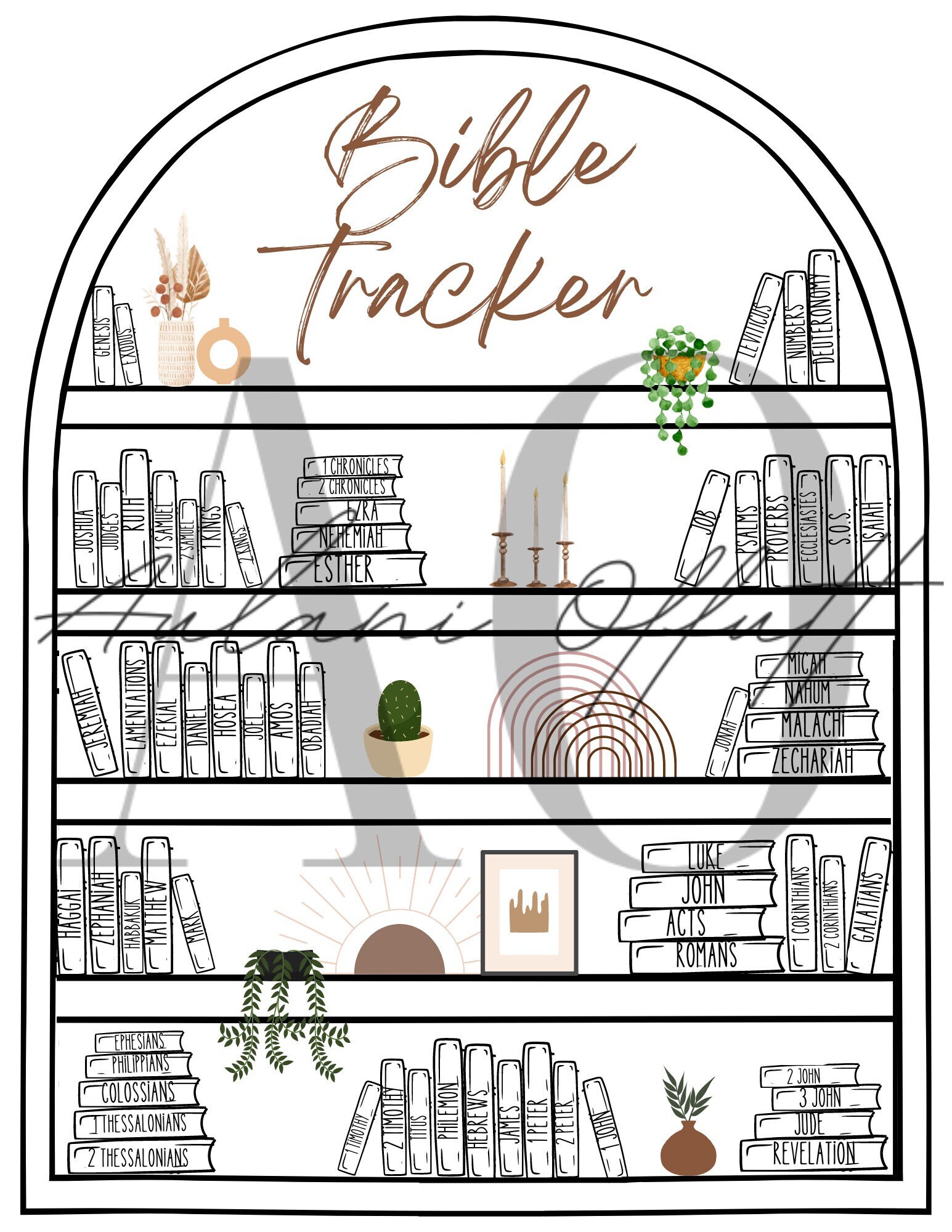 Bible Tracker - Etsy