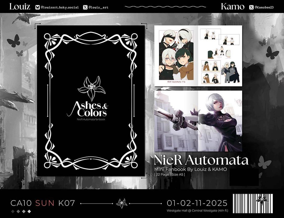 Nier Automata Mini Fanbook “ashes of Color” [THAI Language] - Etsy New ...