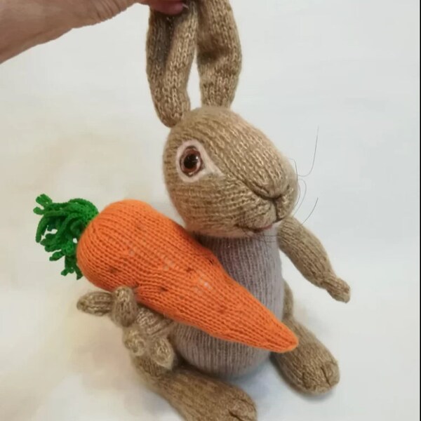 Bunny Knit Pattern - Etsy