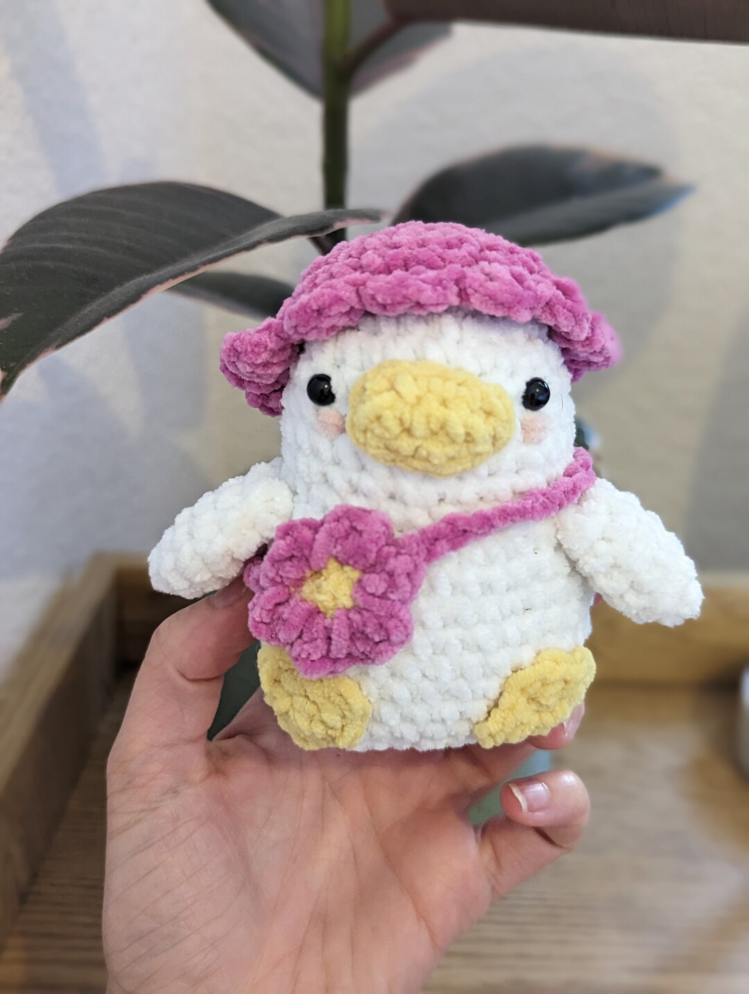 EMBRACE THE COZY Elegance of Our Cute Duck Plush in Very Soft Crochet A ...