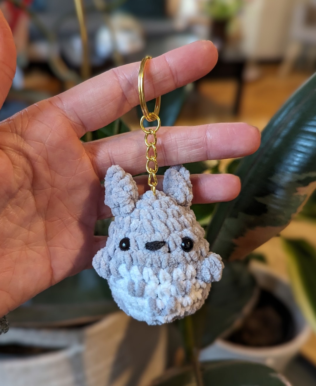 GHIBLI KEYCHAIN, CROCHET Keychain, Plush Keychain, Soft Keychain ...