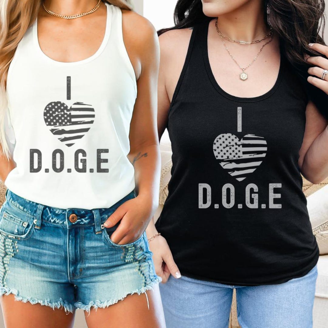 Doge Tank Top, Elon Musk Tank, Elon Musk and Vivek Ramaswamy, D.O.G.E ...