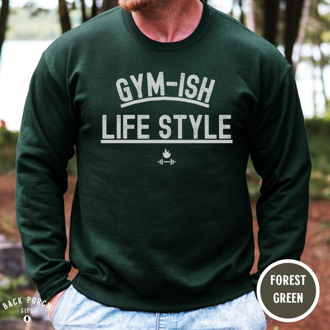 Gym Workout Sweatshirt, Pump Cover, Exercise Clothes, Fitness Pullover ...
