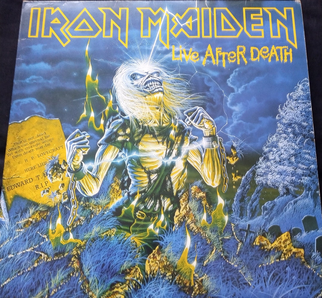 Iron Maiden Live After Death Original GATEFOLD VINYL 2XLP - Etsy
