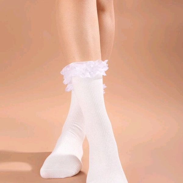 Frilly Socks - Etsy UK