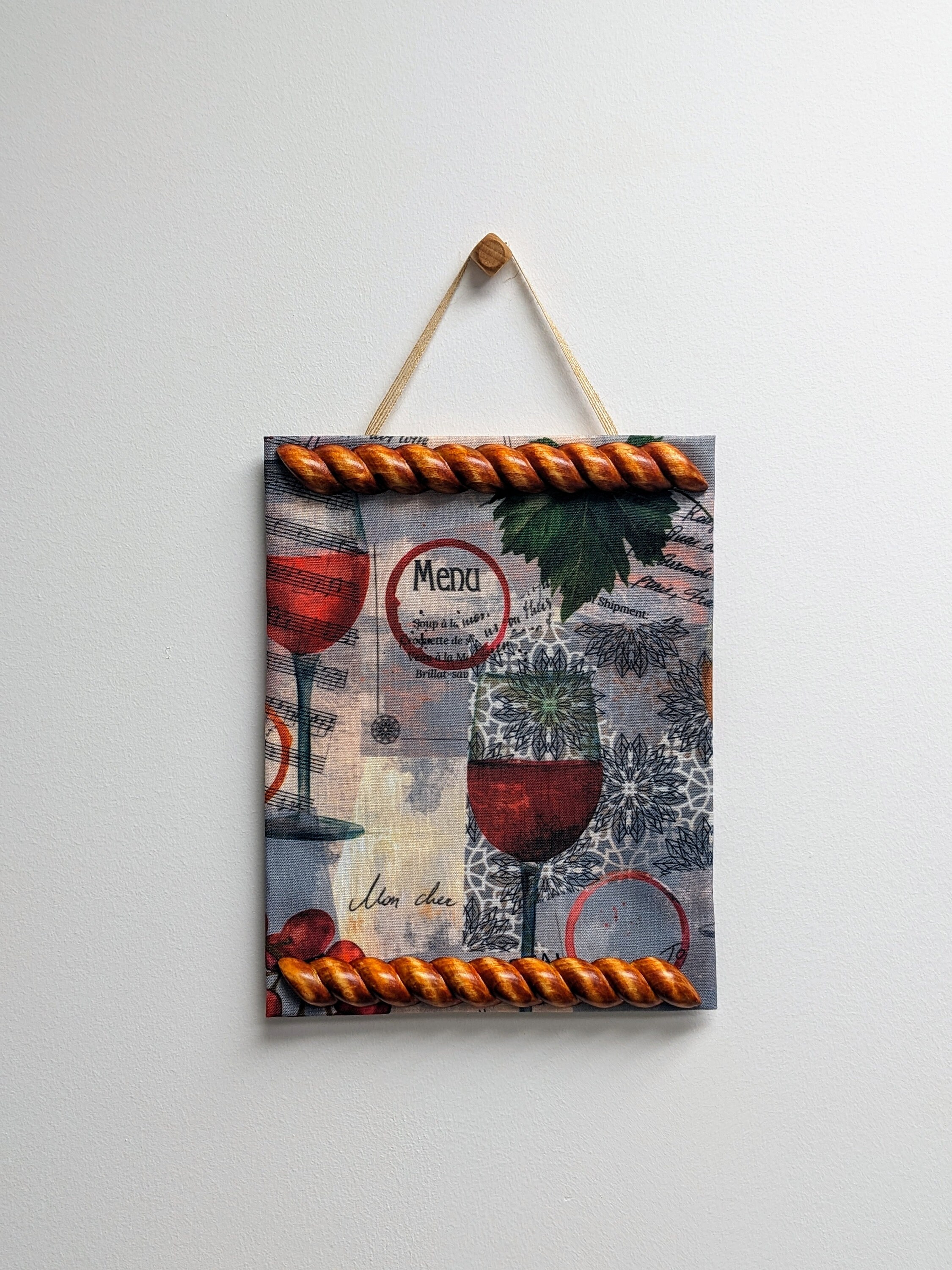 Rustic Wood Magnetic Frame, Vintage and Unique Color Palette, Made of ...