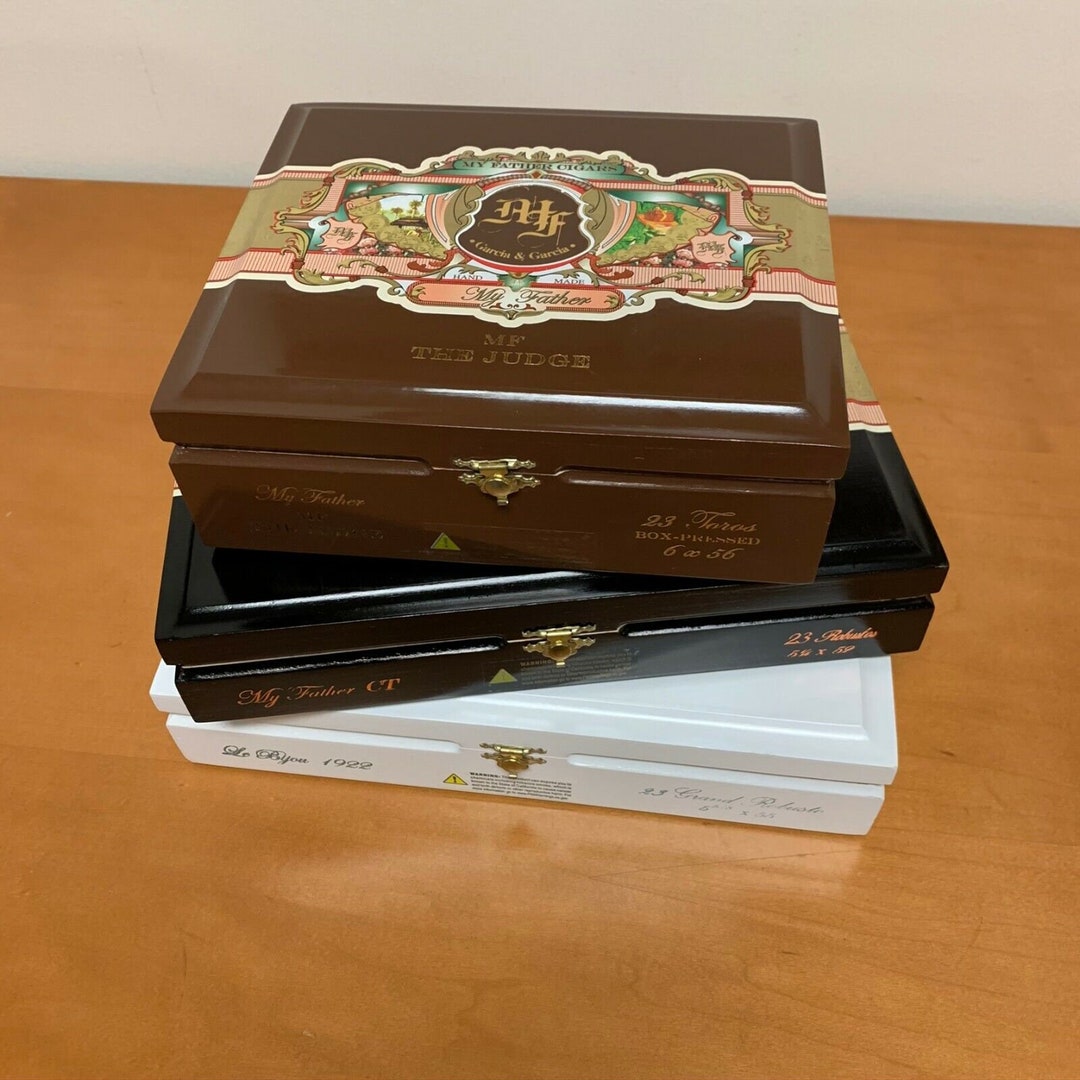 Empty My Father Wooden Cigar Boxes Assorted - Etsy