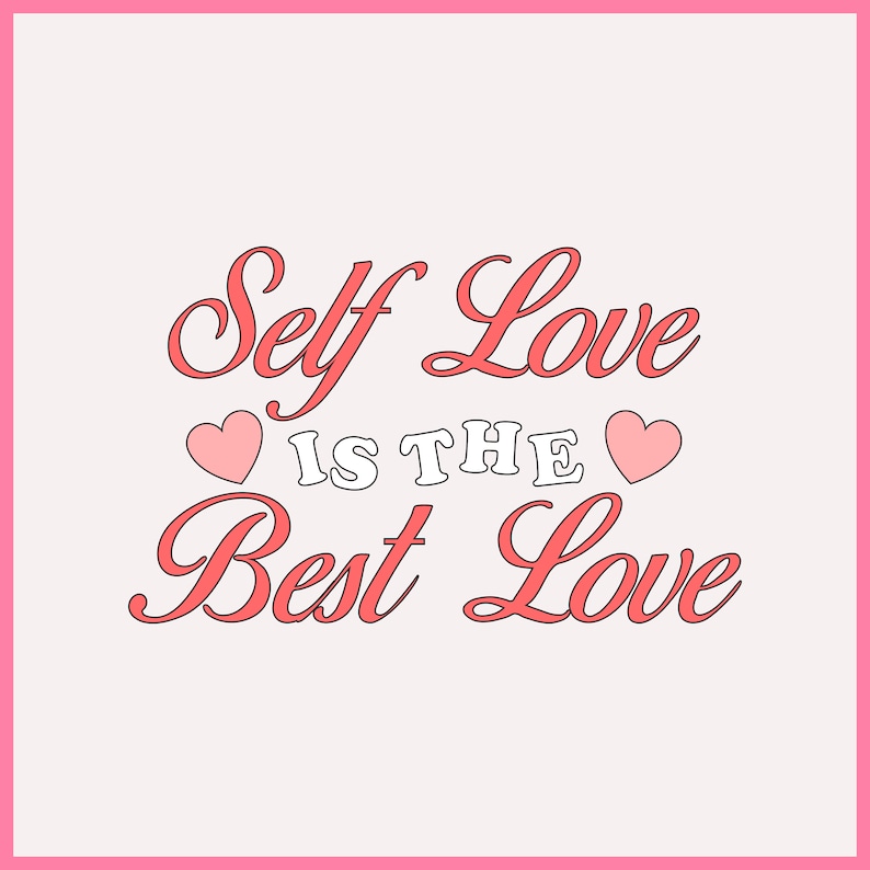 El amor propio es el mejor amor svg png, Amor propio png, Salud mental ...