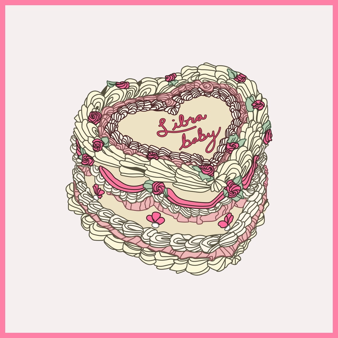 Libra Baby Cake PNG, Libra Png, Libra Birthday Cake Png, Astrology Png ...