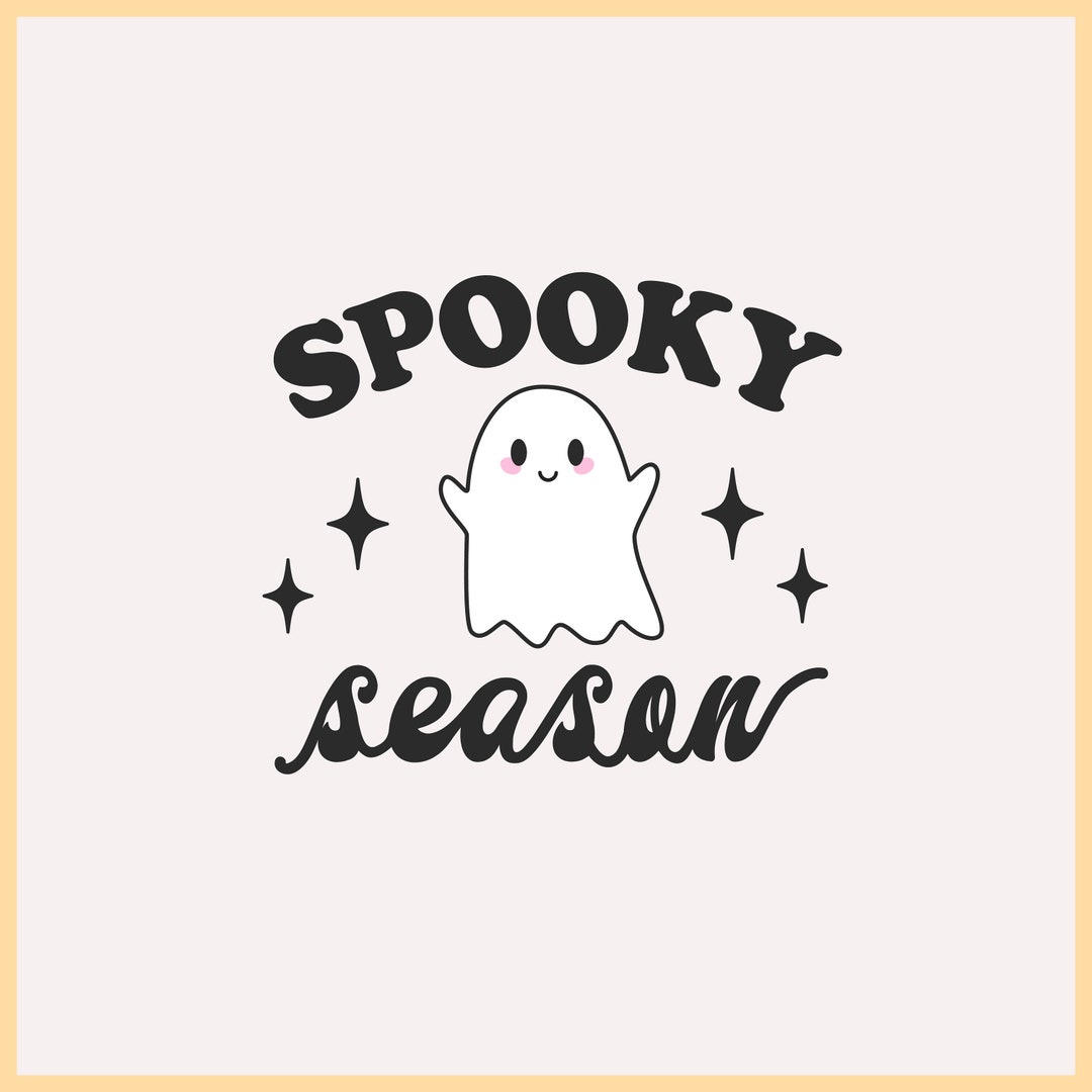 Halloween Ghost SVG, Cute Fall Svg , Cute Ghost Clipart, Cute Spooky ...