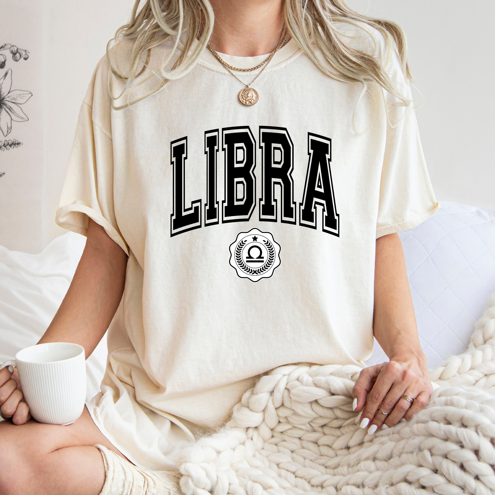 Libra College Font SVG PNG, Zodiac Star Sign, Leo Season Svg, Bithday ...