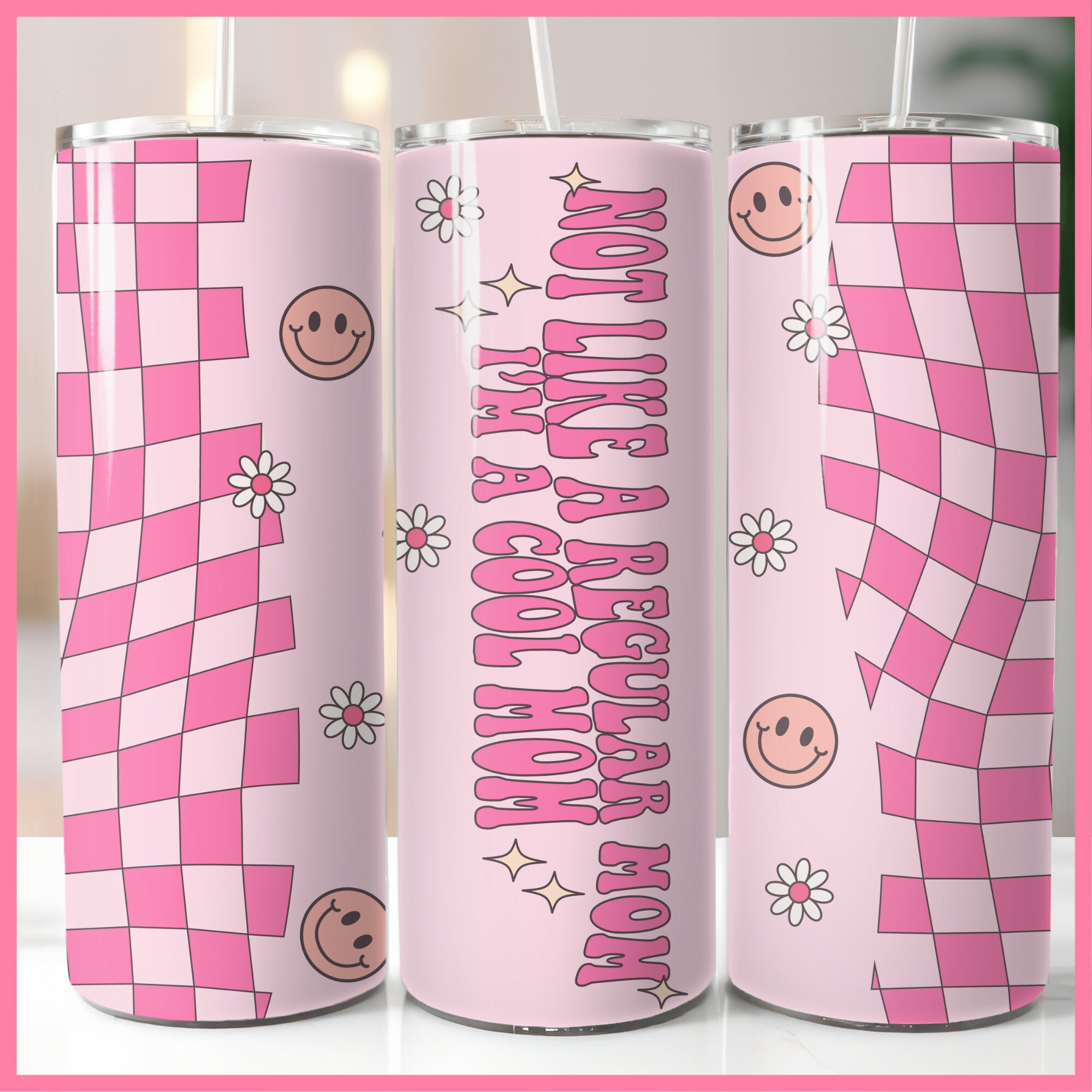 Im Not Like A Regular Mom Im A Cool Mom 20 Oz Skinny Tumbler Pack Cool
