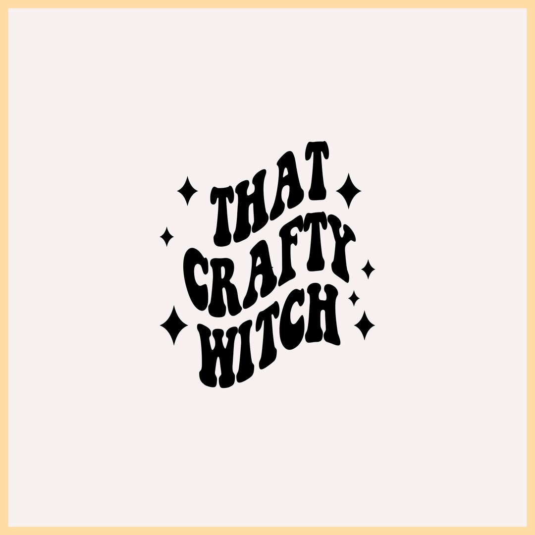 That Crafty Witch SVG, Cute Fall Svg ,autumn Clipart, Crafty Girl Svg ...