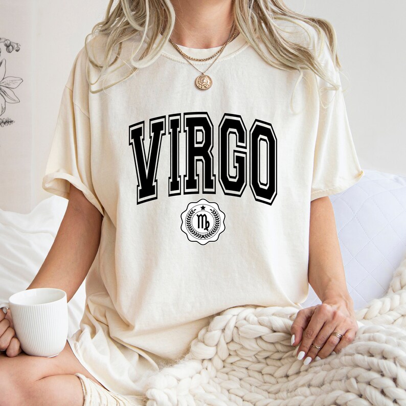 Virgo College Font SVG PNG, Zodiac Star Sign, Leo Season Svg, Bithday ...
