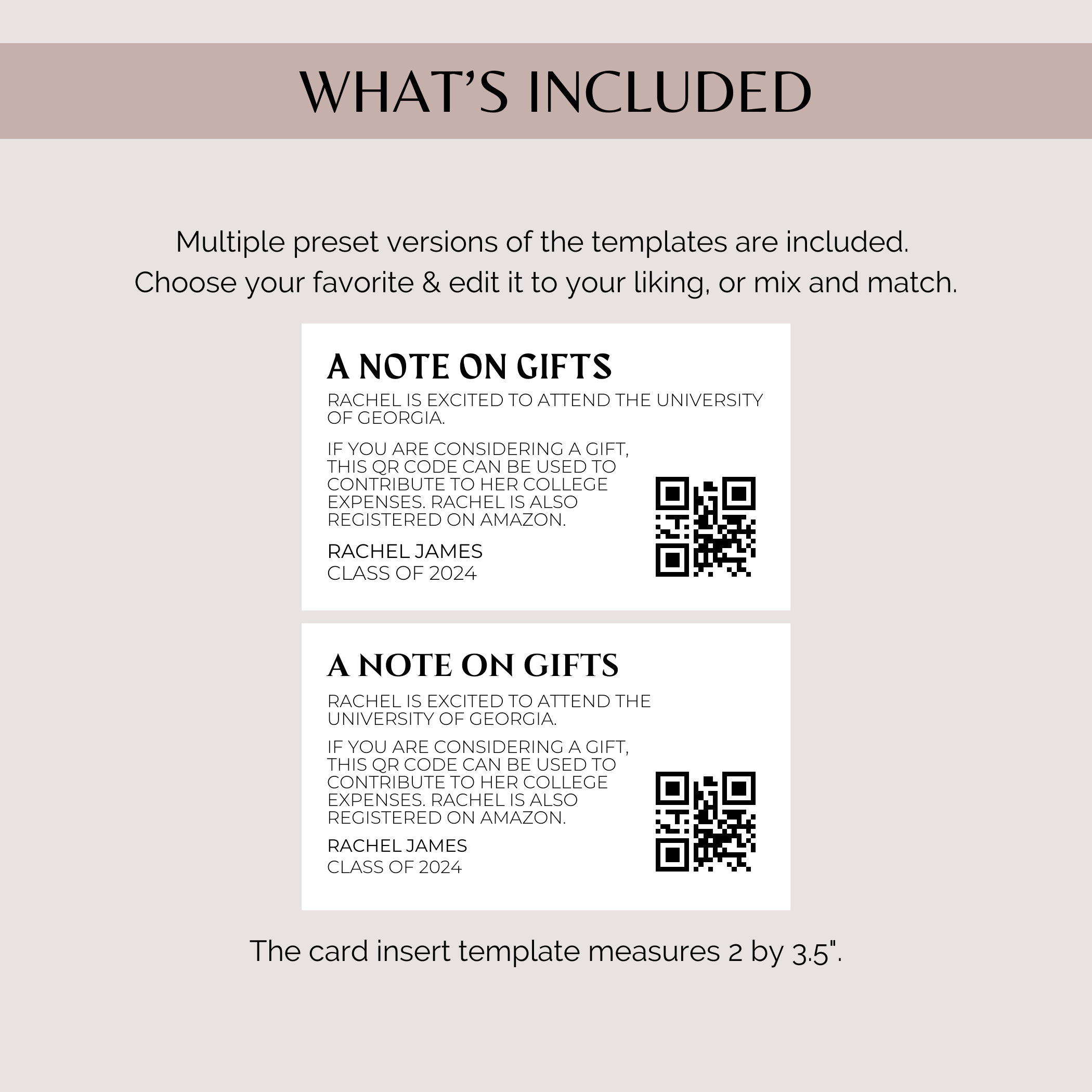 Editable Graduation Party Invitation Insert Canva Template, Graduation ...